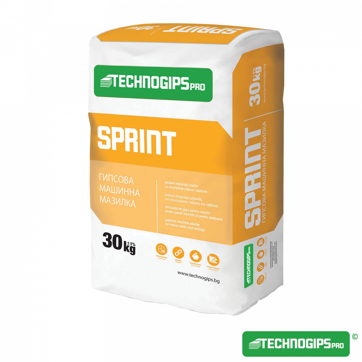 Гипсова мазилка Technogips Pro SPRINT 23391109 на топ цена — Home Max ...