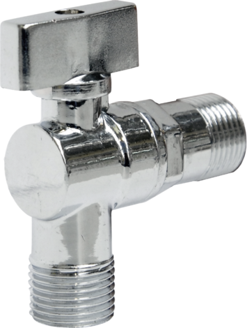 Метален ъглов кран 1/2''-3/8'' 21397462 на топ цена — Home Max | ex Baumax