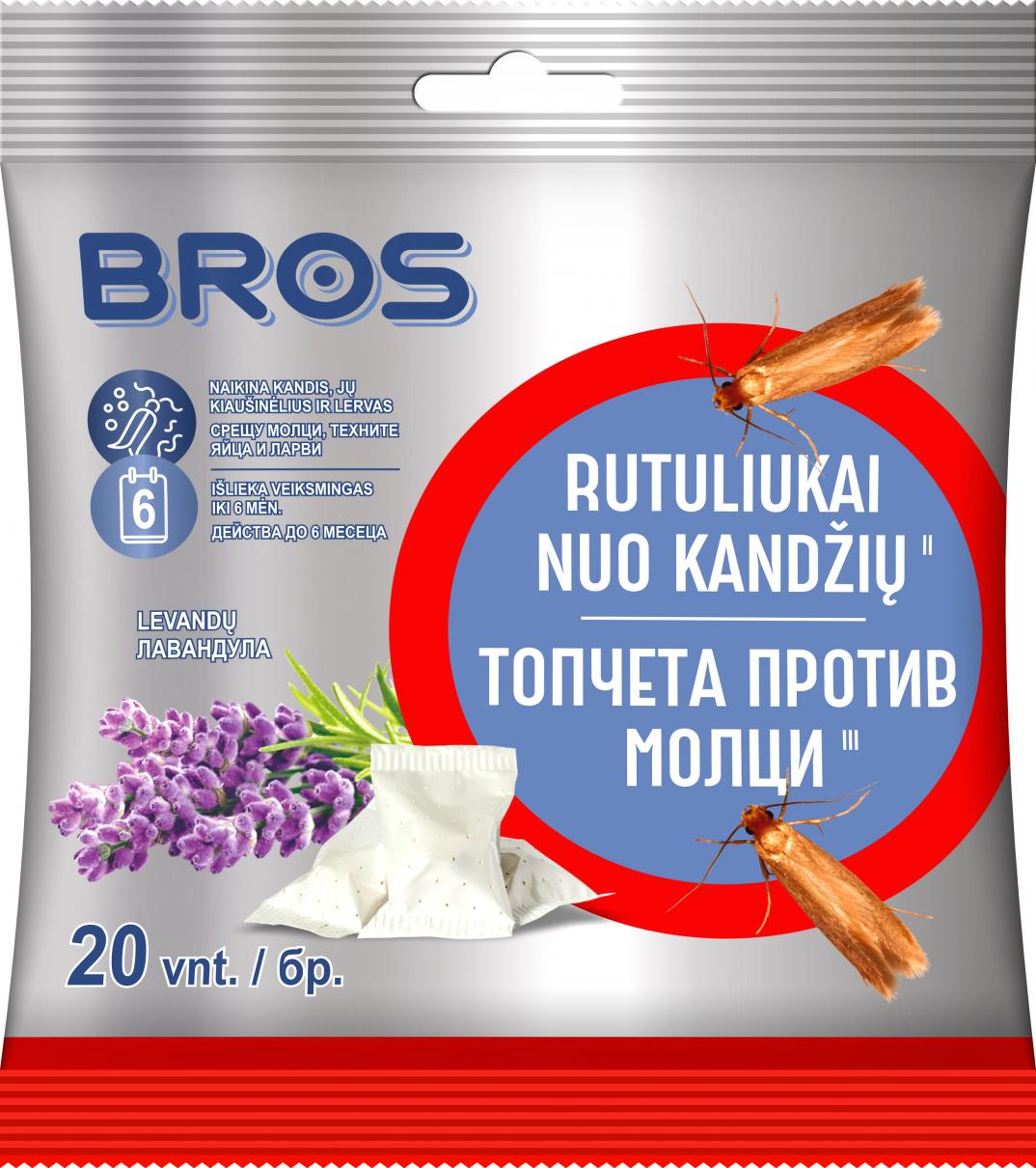 Нафталин топки BROS 120 гр. 24210232 на топ цена — Home Max | ex Baumax