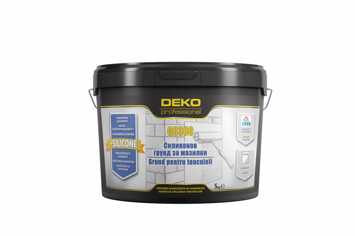 Силиконов грунд Deko Professional 5 кг бял 21193934 на топ цена — Home ...