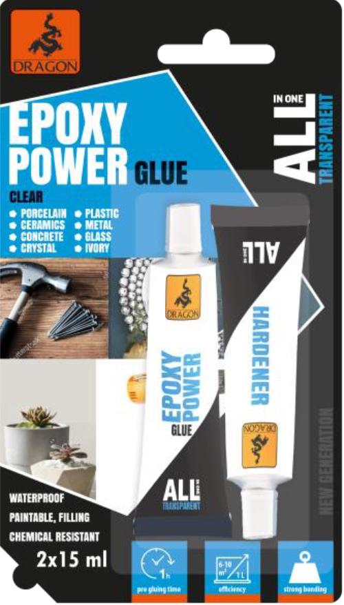 Двукомпонентно лепило Dragon Epoxy Power 2х15 мл 13125950 на топ цена ...