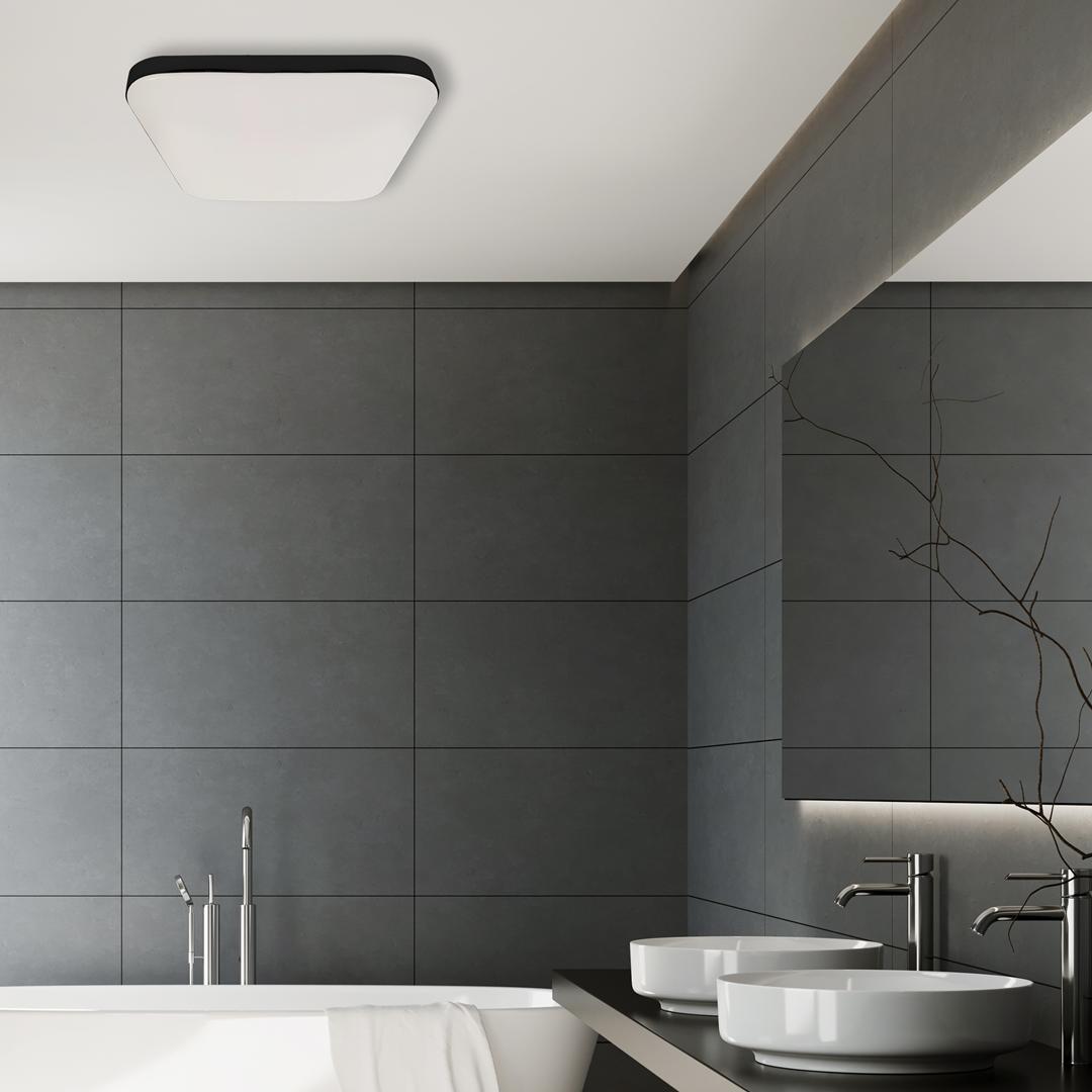 Плафон за баня NEMO, черен 12069484 на топ цена — Home Max | ex Baumax