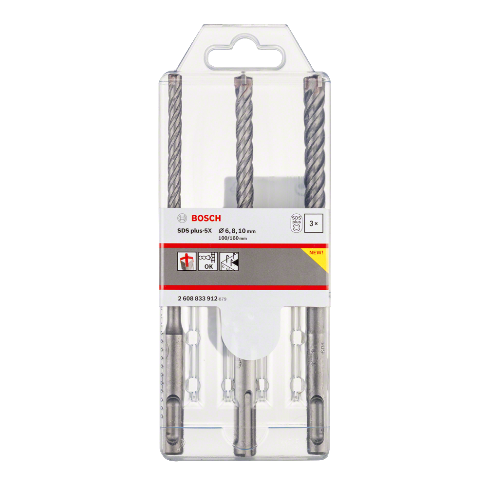 Комплект свредла SDS-plus 5X Bosch 06033514 на топ цена — Home Max | ex ...