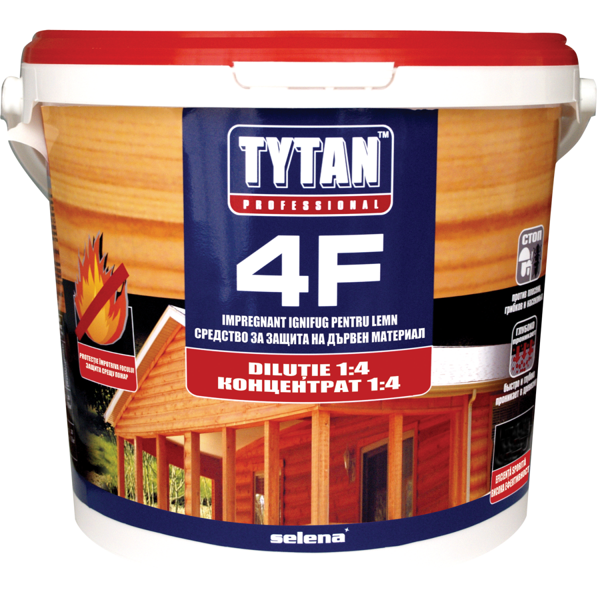 TYTAN PROFESSIONAL 4F Импрегнатор за дърво 20кг 04014027 на топ цена ...