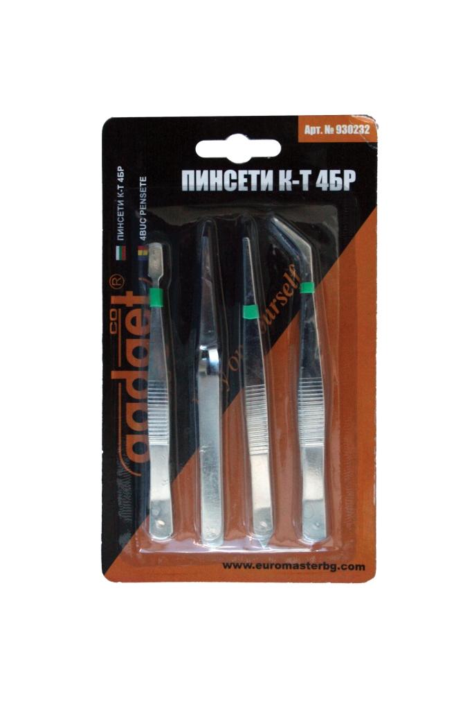 Комплект пинсети Gadget 4 бр. 22545664 на топ цена — Home Max | ex Baumax
