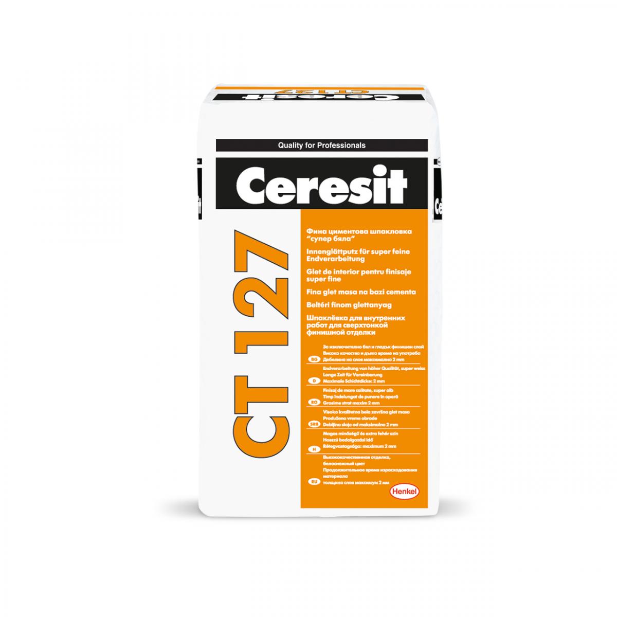 Циментова шпакловка Ceresit CT 127 04062271 на топ цена — Home Max | ex ...
