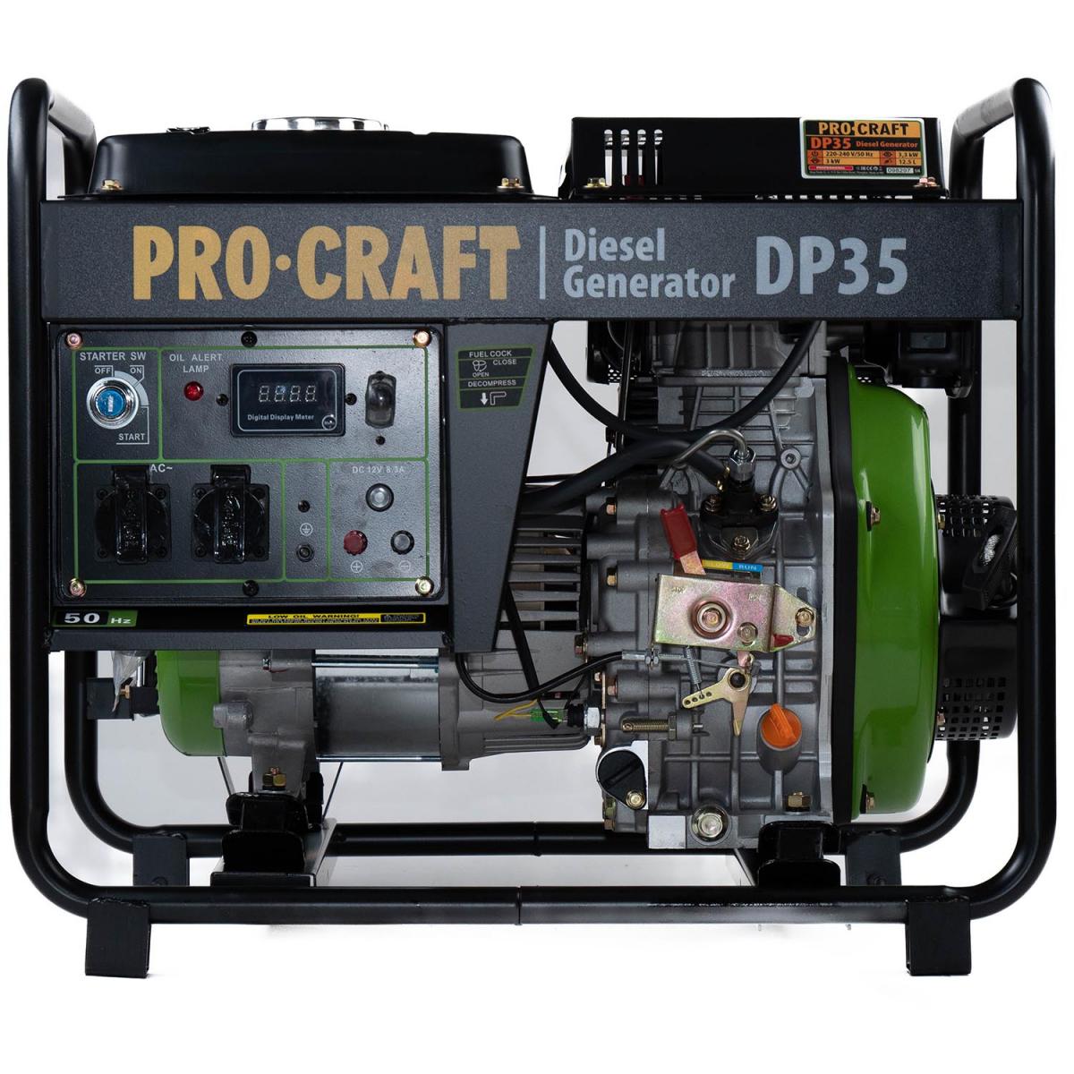 Дизелов монофазен генератор Procraft DP35 06087166 на топ цена — Home ...