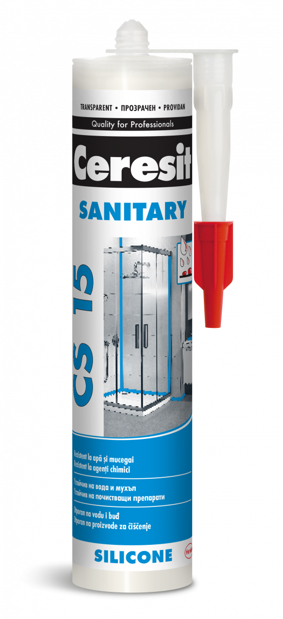 Санитарен силикон Ceresit CS 15 Premium 280 мл Прозрачен 04067443 на ...