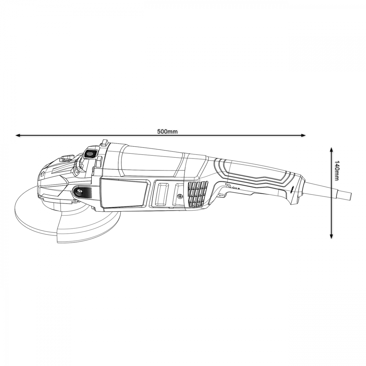 Ъглошлайф Bosch GWS 2200-230 06088026 на топ цена — Home Max | ex Baumax