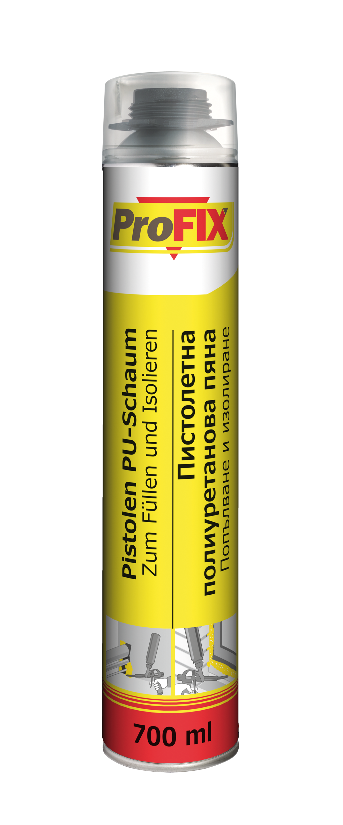 Пистолетна ПУ пяна Profix 700 мл 04006268 на топ цена — Home Max | ex ...