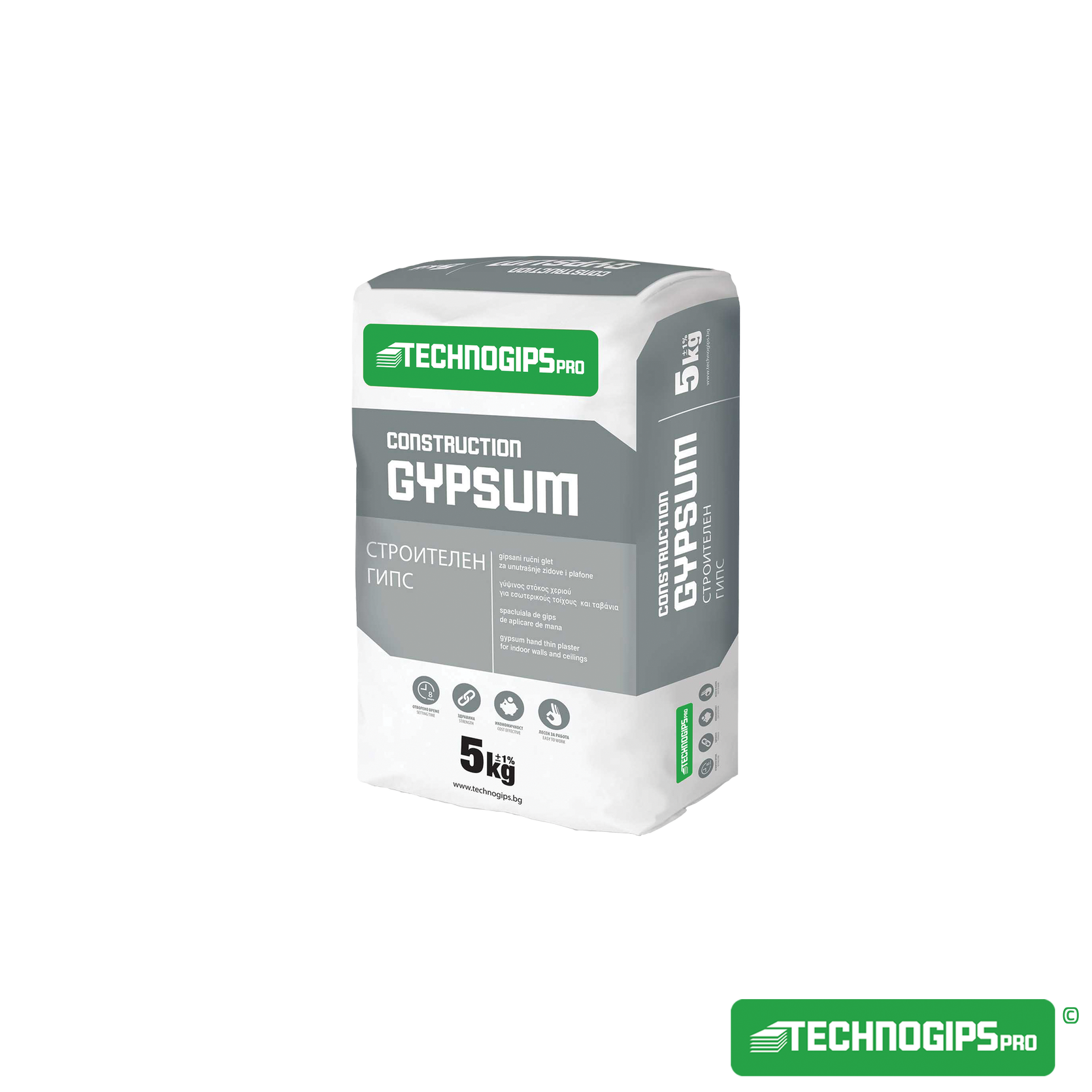 Строителен гипс Technogips Pro 5 кг. 04046455 на топ цена — Home Max ...