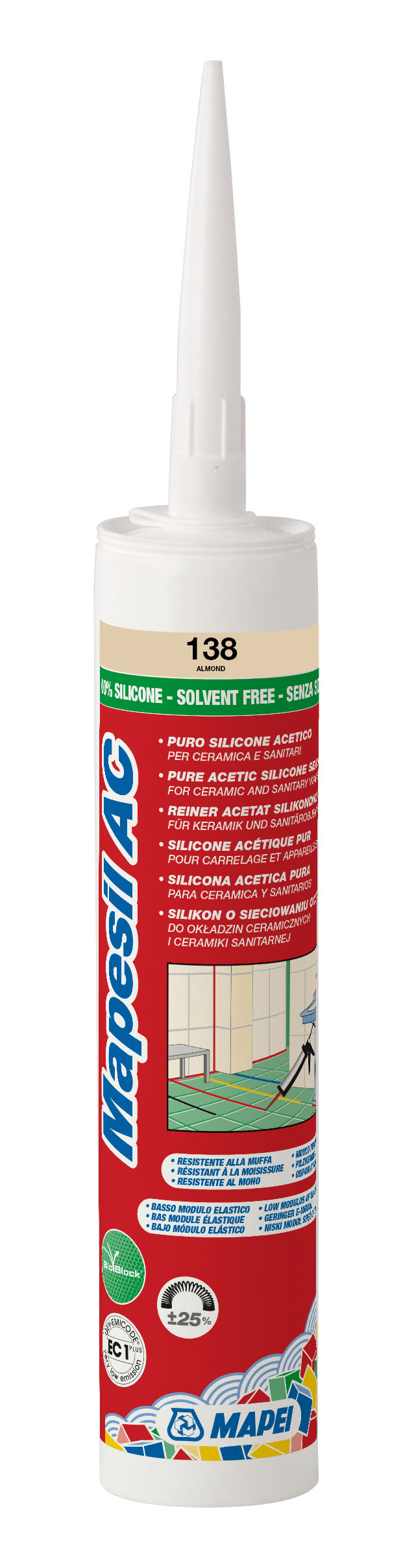 Силикон Mapei MAPESIL AC 138 Бадем 310 мл 04068228 на топ цена — Home ...