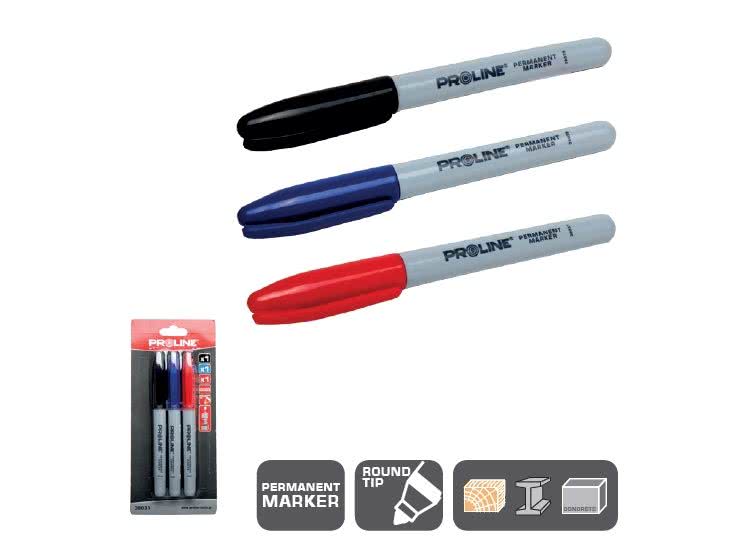 Маркери Proline 3 бр. 06070021 на топ цена — Home Max | ex Baumax