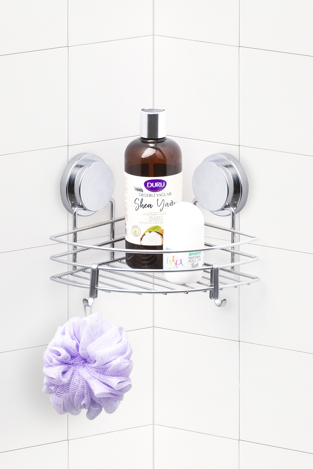 Magic Fix Ъглова етажерка без пробиване,хром 07191824 на топ цена ...