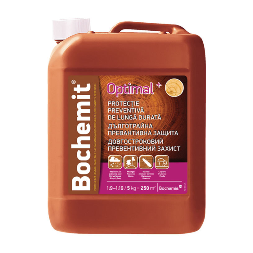 Импрегнант за дърво Bochemit Optimal 5 кг, безцветен 11000037 на топ ...