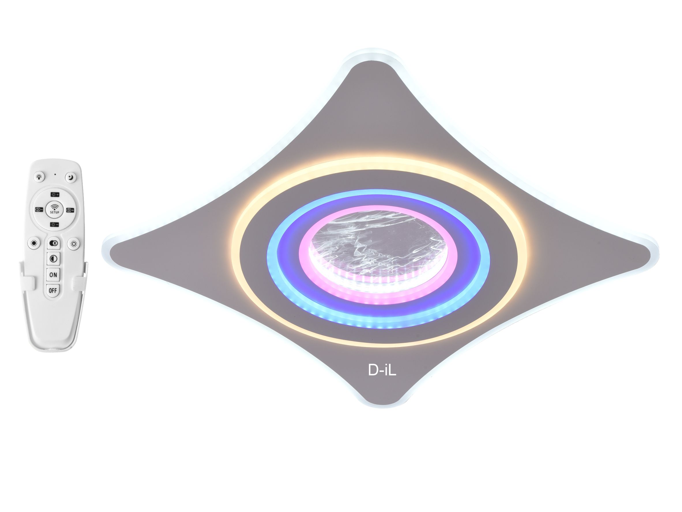 13086 LED плафон 100W /POISON 2/ -с дистанционно 12080427 на топ цена ...