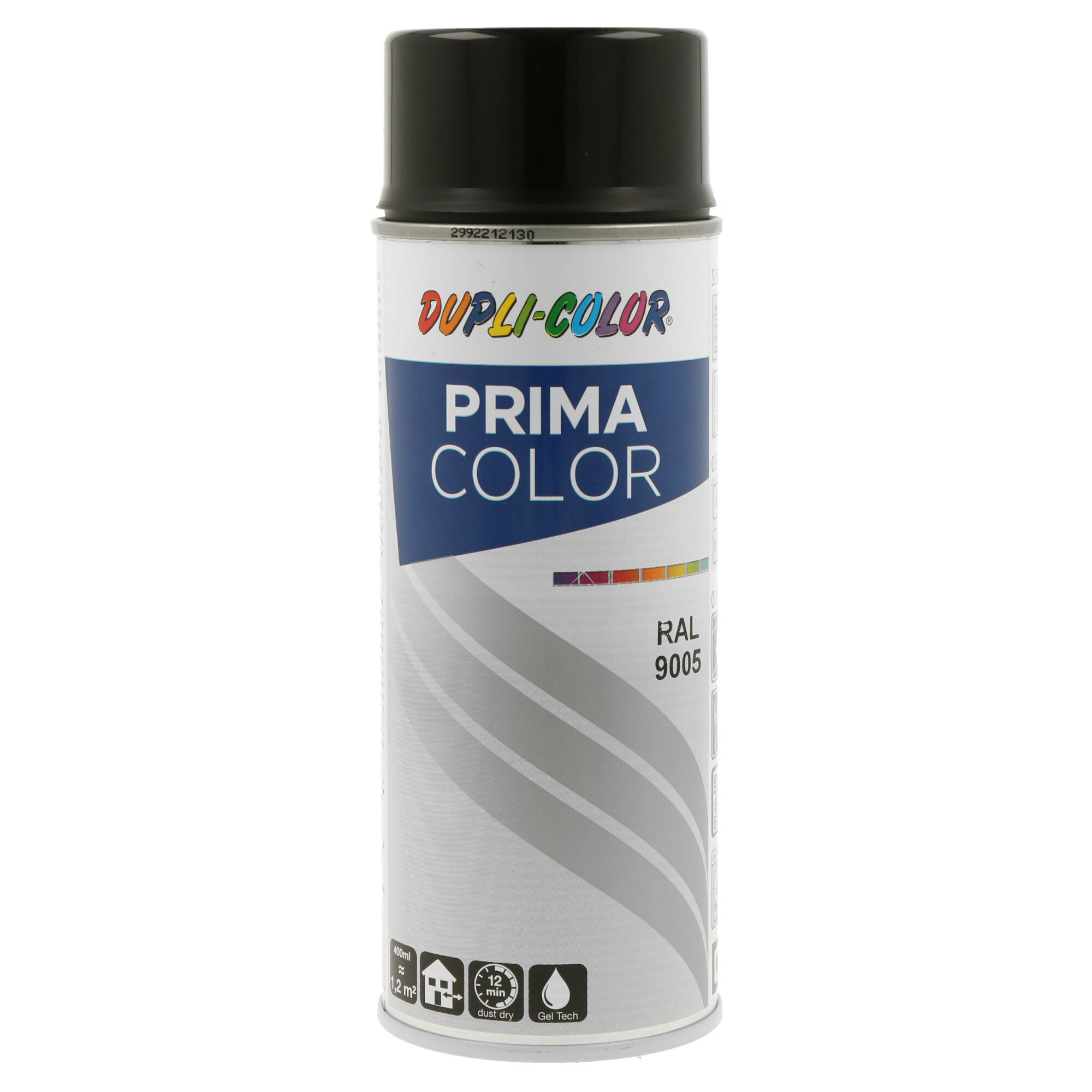 Спрей Dupli Color Prima 400 мл RAL9005 черен гланц 13124755 на топ цена ...