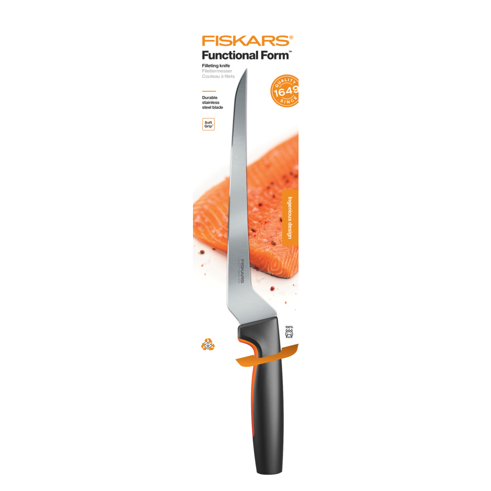 Нож за филетиране Fiskars Functional Form 14216428 на топ цена — Home ...